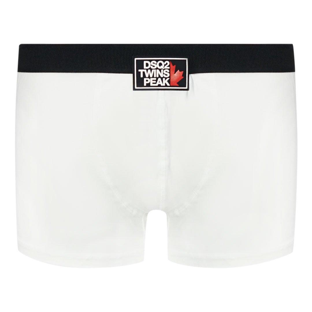 Underwear And Socks Twin Peaks White Single Boxer Briefs Dsquared2